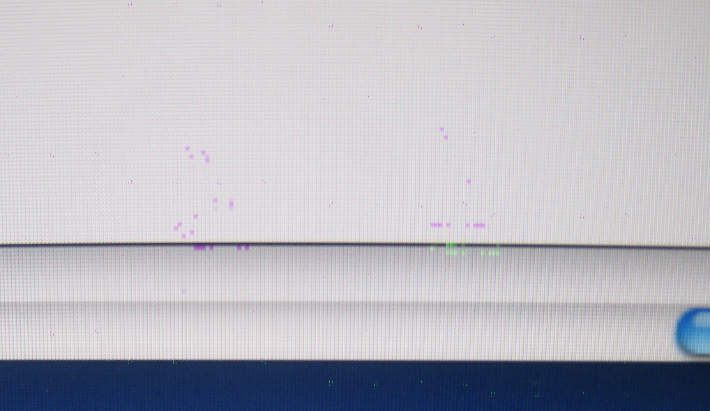 Random artifacts/glitches on the screen - cause/fix? *Pics inside ...